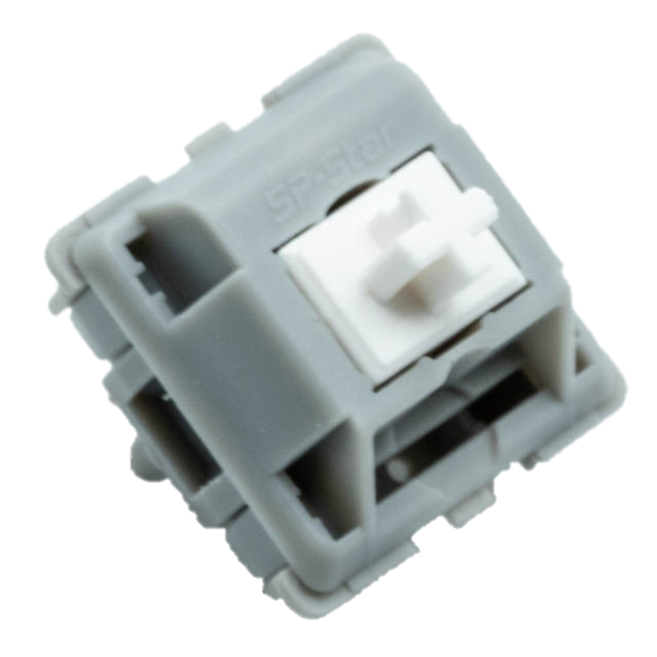 SP Star Meteor White Linear Switches - Zkeebs